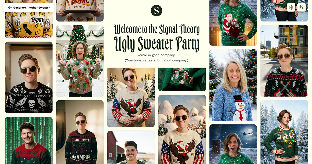 Signal Theory Ugly Sweater Generator